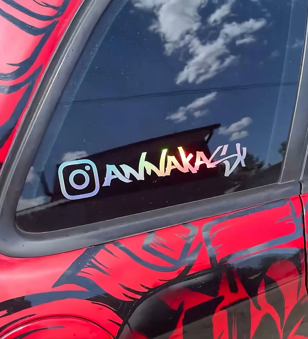 Text Instagram = Decal ! Create Your Own Custom Social Media Sticker ...