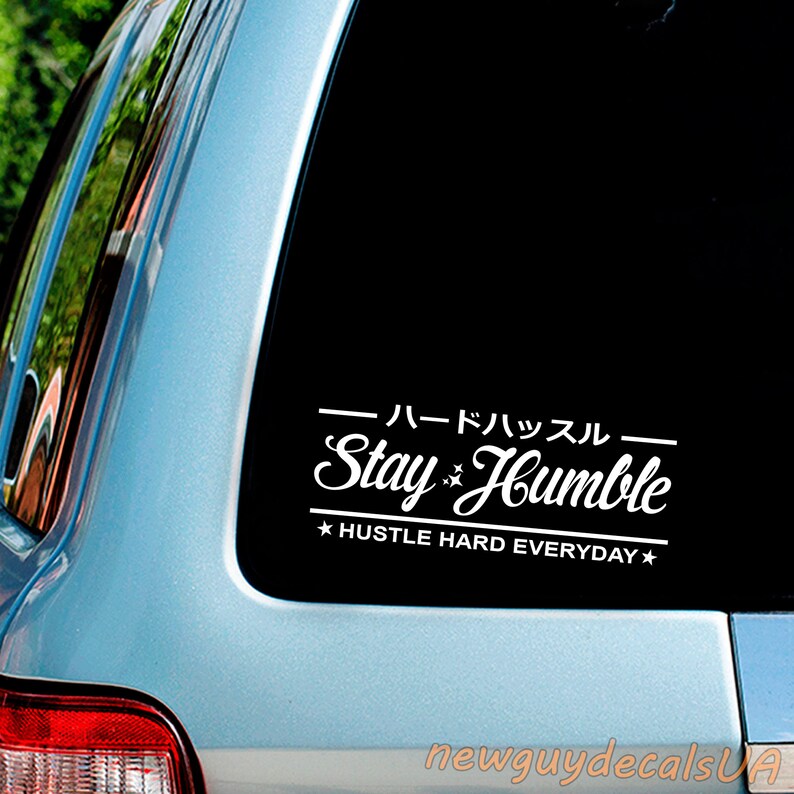 Stay Humble JDM Oil Slick Sticker Anime Decal Japan Car | Etsy