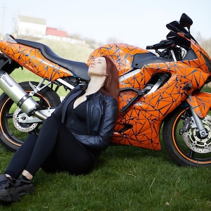 Moto Stickers Wrap, X300 Pack Triangles, Moto Wrap, Custom Motorcycle ...