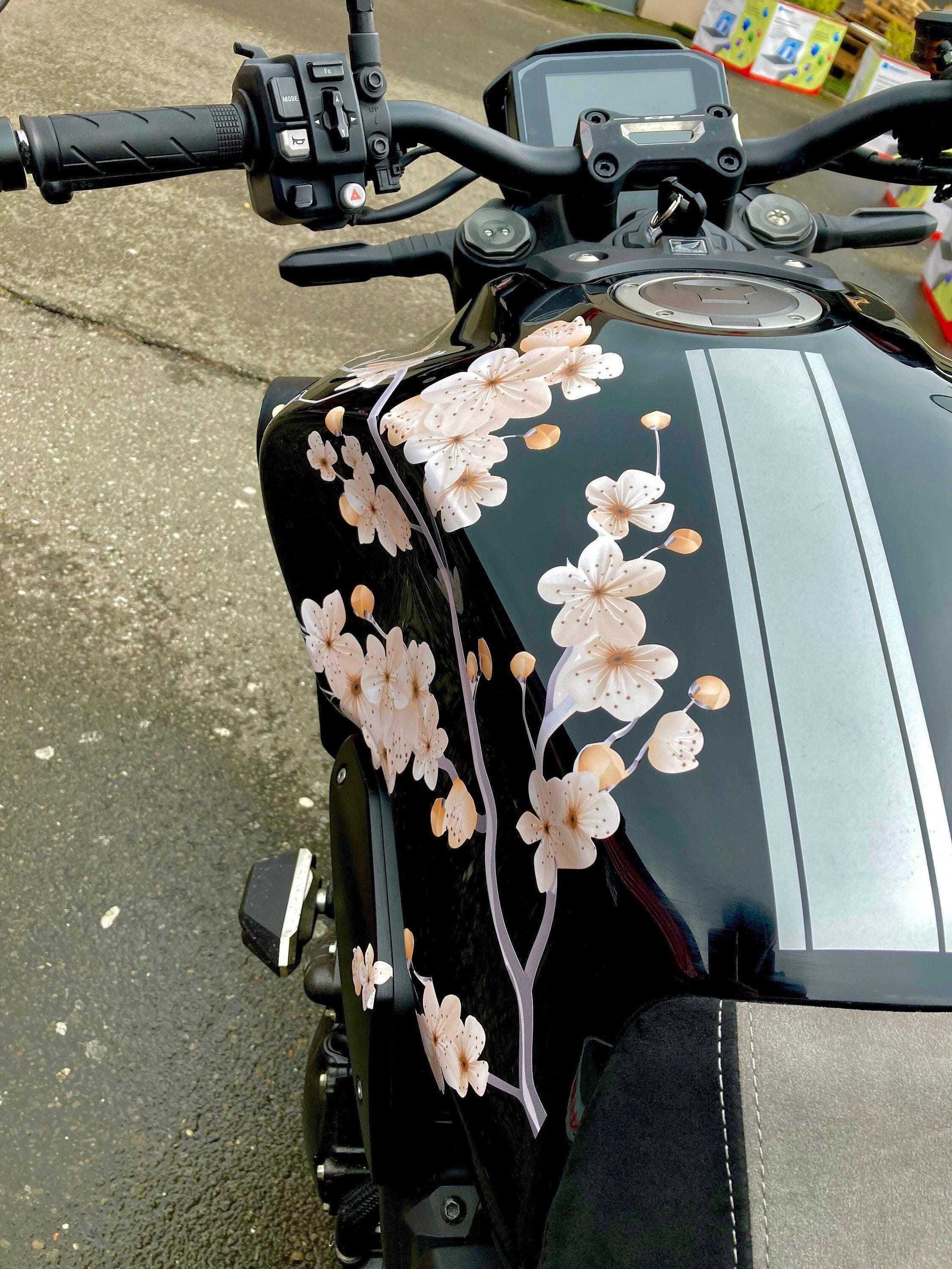 Sakura Decals for Motorcycles, Cherry Blossom Decals for Motorbike ...