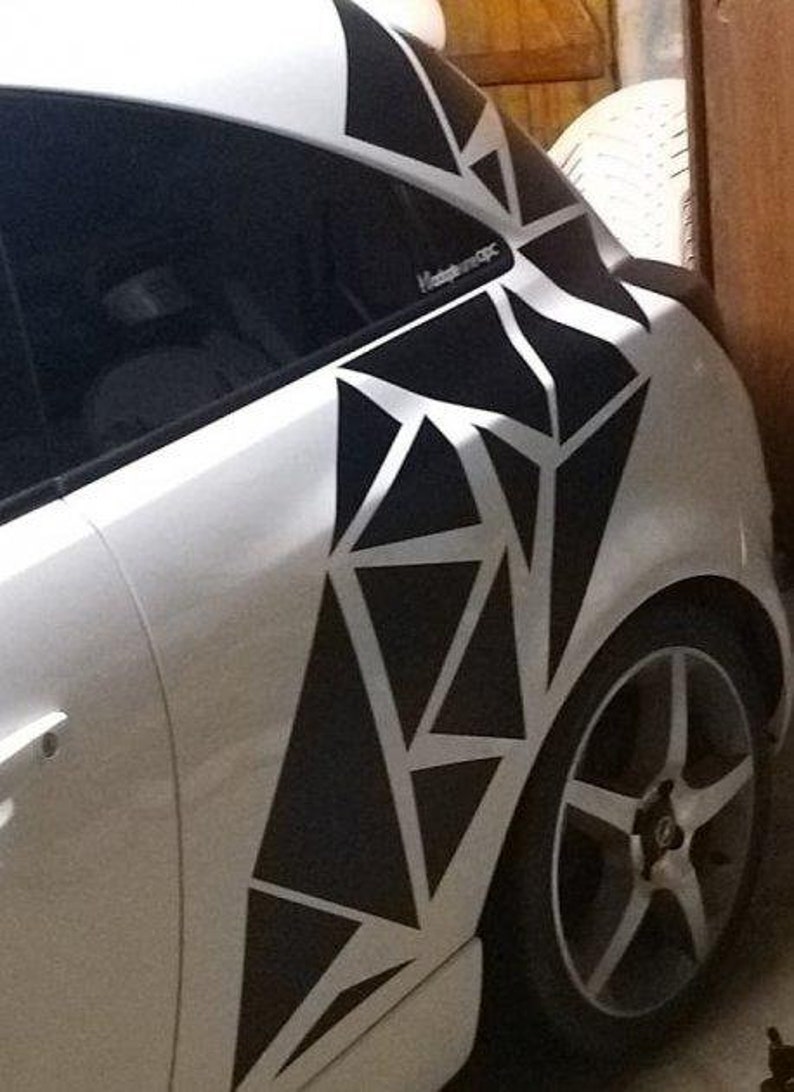 Triangle JDM Car Livery Decal Sticker / Color Printed Wrap / - Etsy