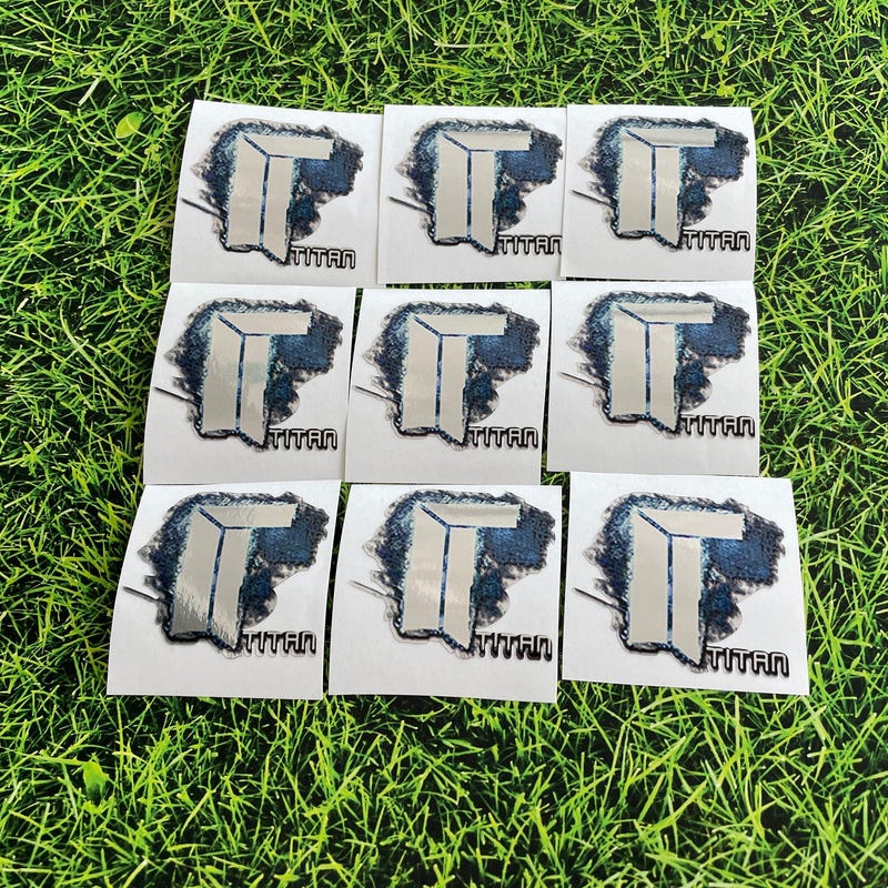 Titan Holo Stickers - Etsy