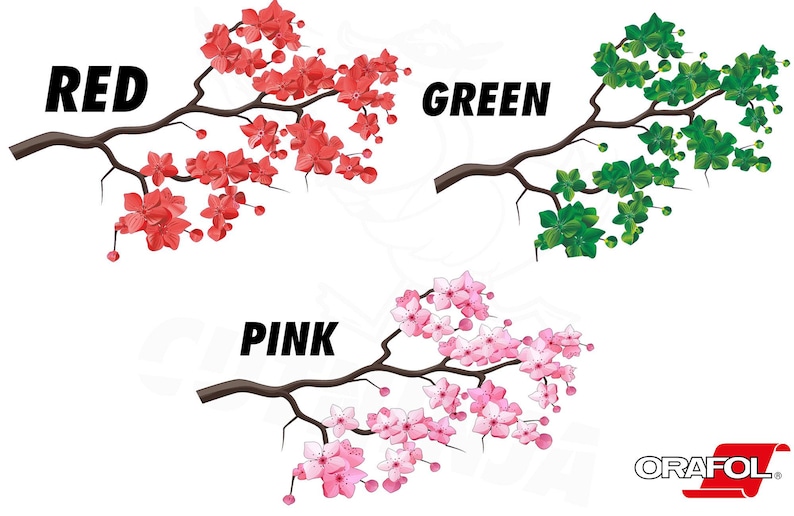 Red Sakura Car Livery M Cherry Blossom - Japenese Vehicle Graphics Car ...