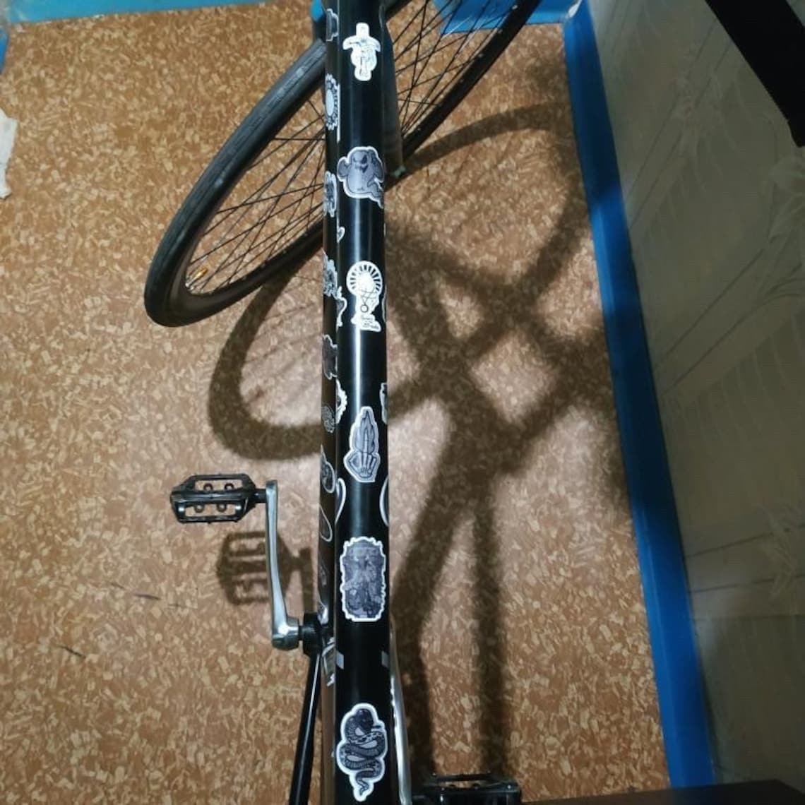 Bicycle Black and White Stickers / Decals Set Stickerbombing - Etsy