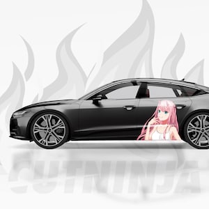Car Door Decal Anime Girl - Etsy UK