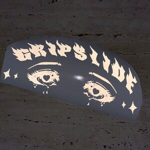 Anime Tyan Face Reflective Sticker - Japanese Decal Stylished Die Cut ...