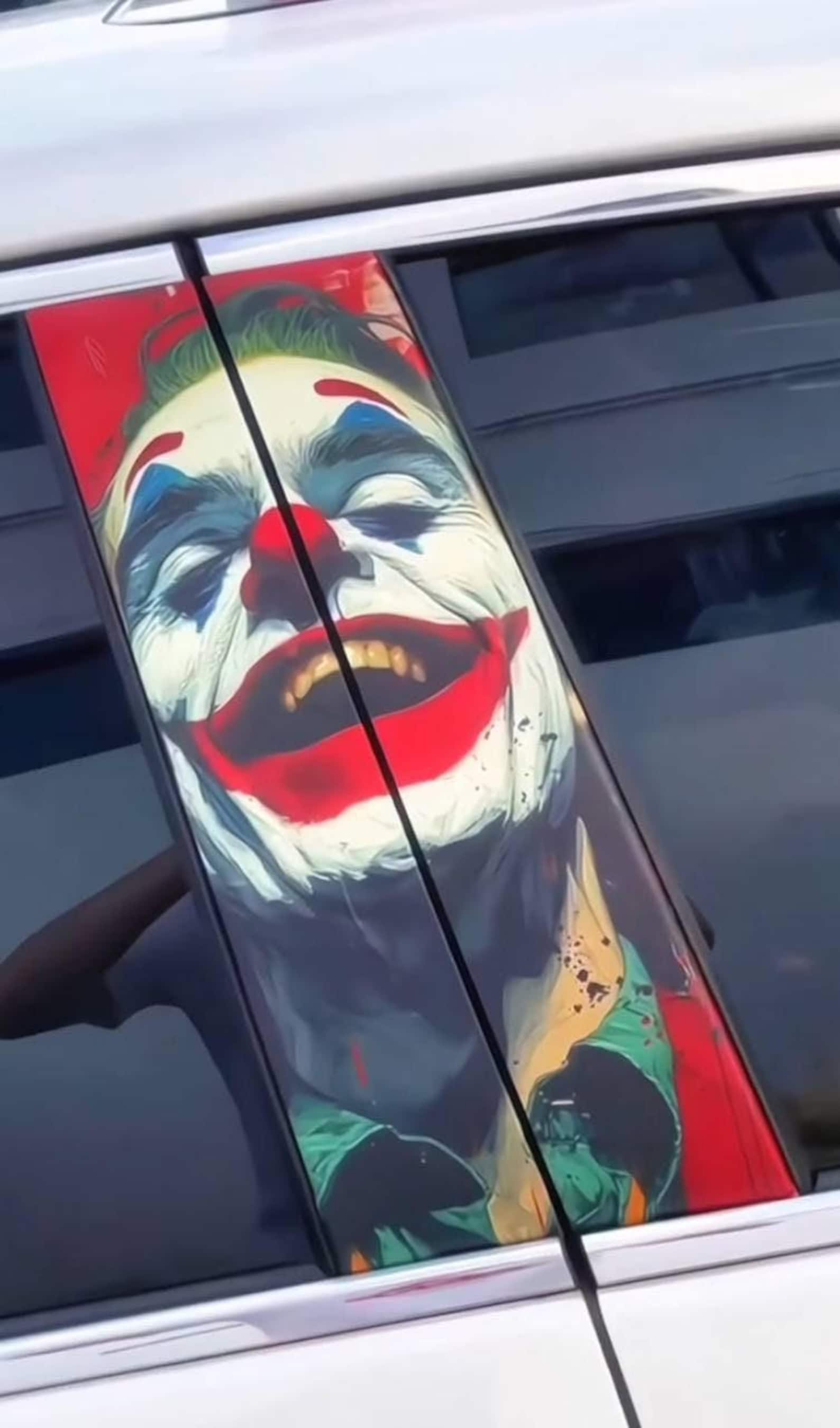 Ha Ha Ha Car Doors Livery Pillar Decal Sticker Wrap - ANY IMAGE - High ...