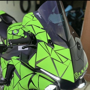 X300 Motorcycle Triangle Stickers Wrapping Pack - Biker Gear Decals ...