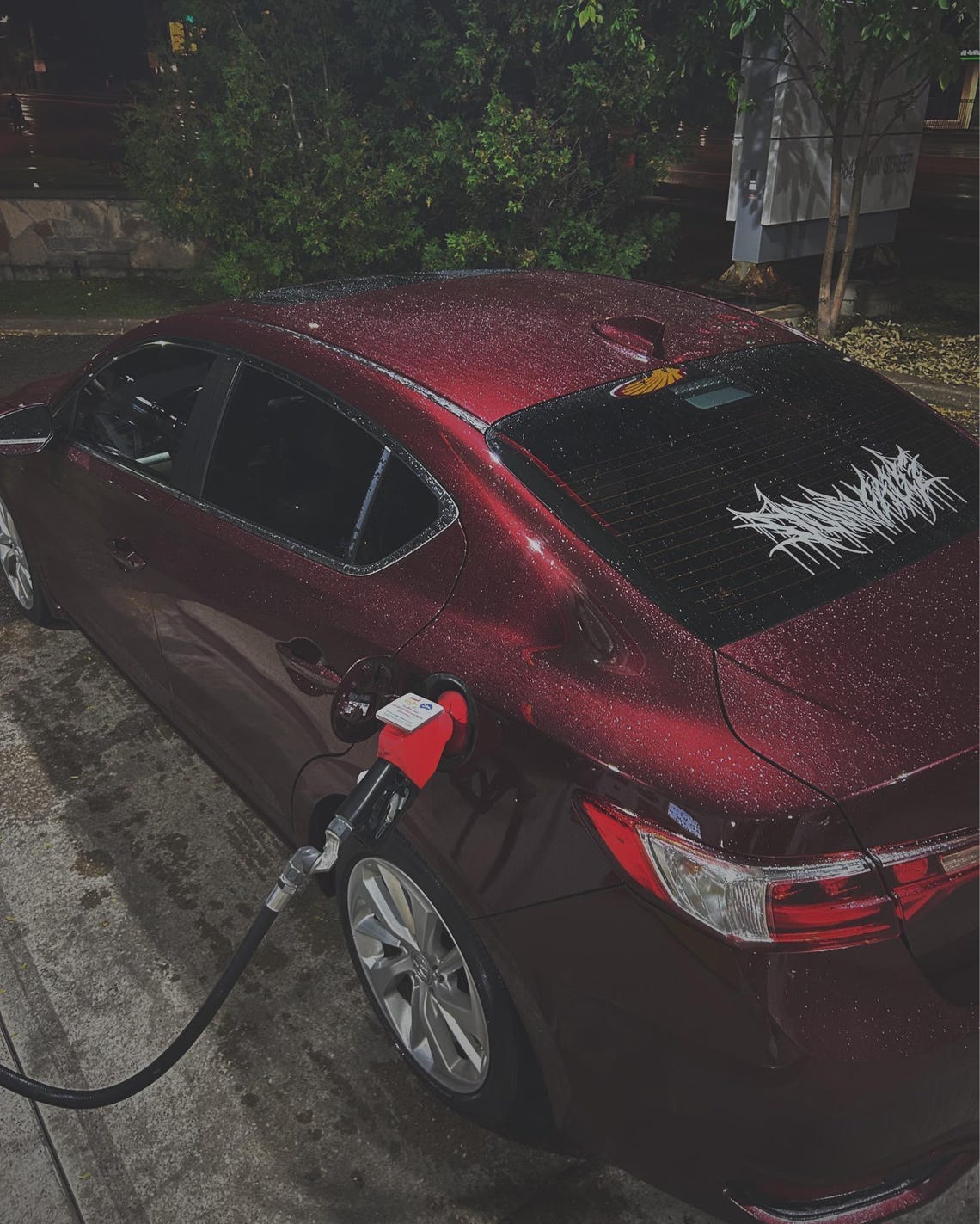 Death Metal Car Decal Scary Windshield Sticker Dark Horror Visor Banner ...