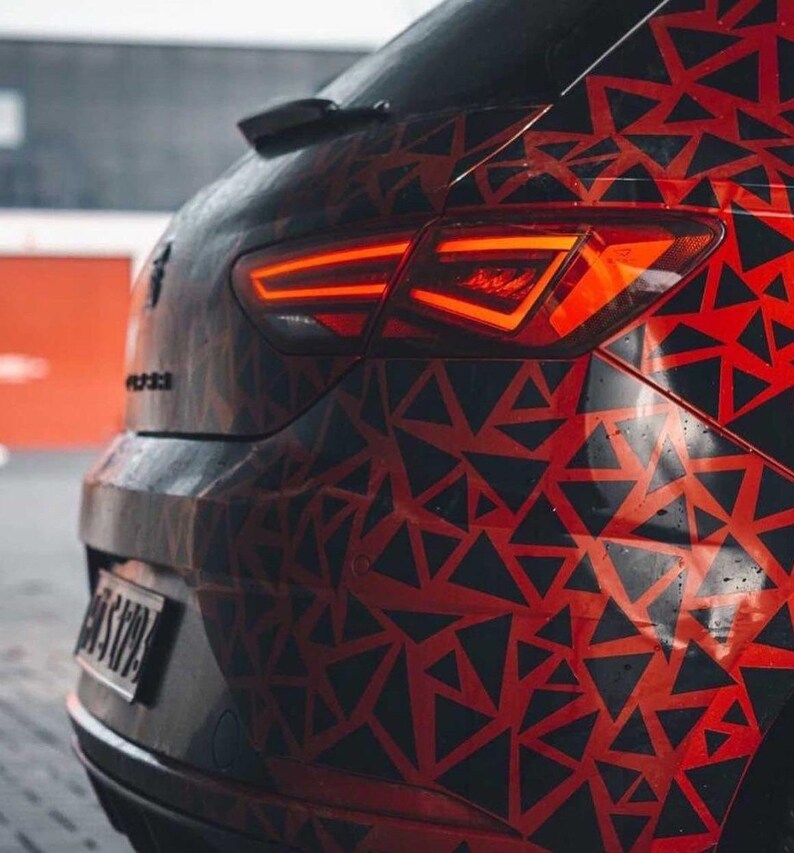 Triangle JDM Car Livery Decal Sticker / Color Printed Wrap / - Etsy