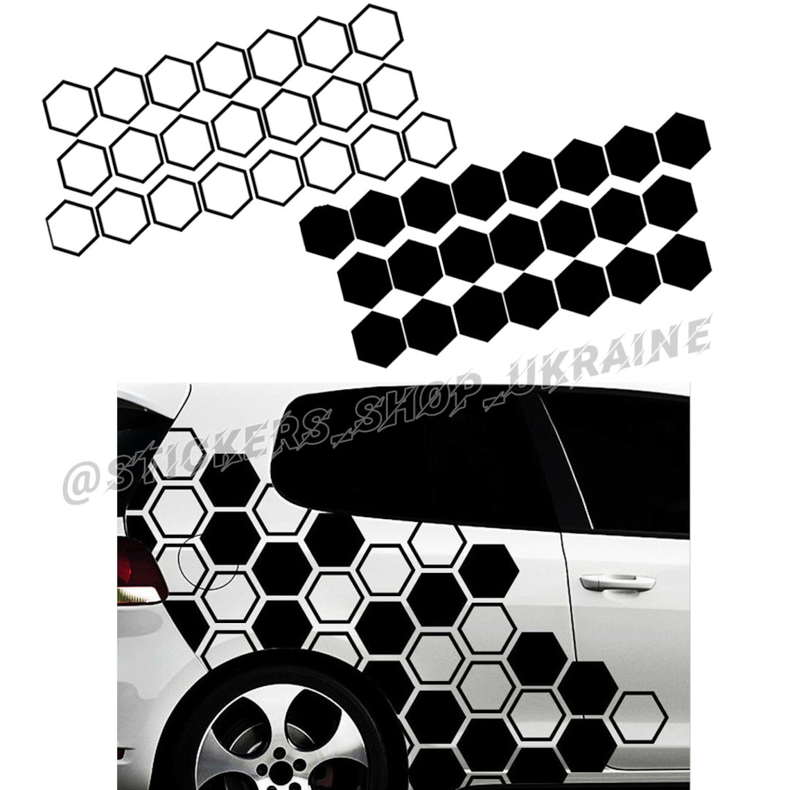 Honeycomb JDM Car Livery Decal Sticker / Color Printed Wrap / | Etsy