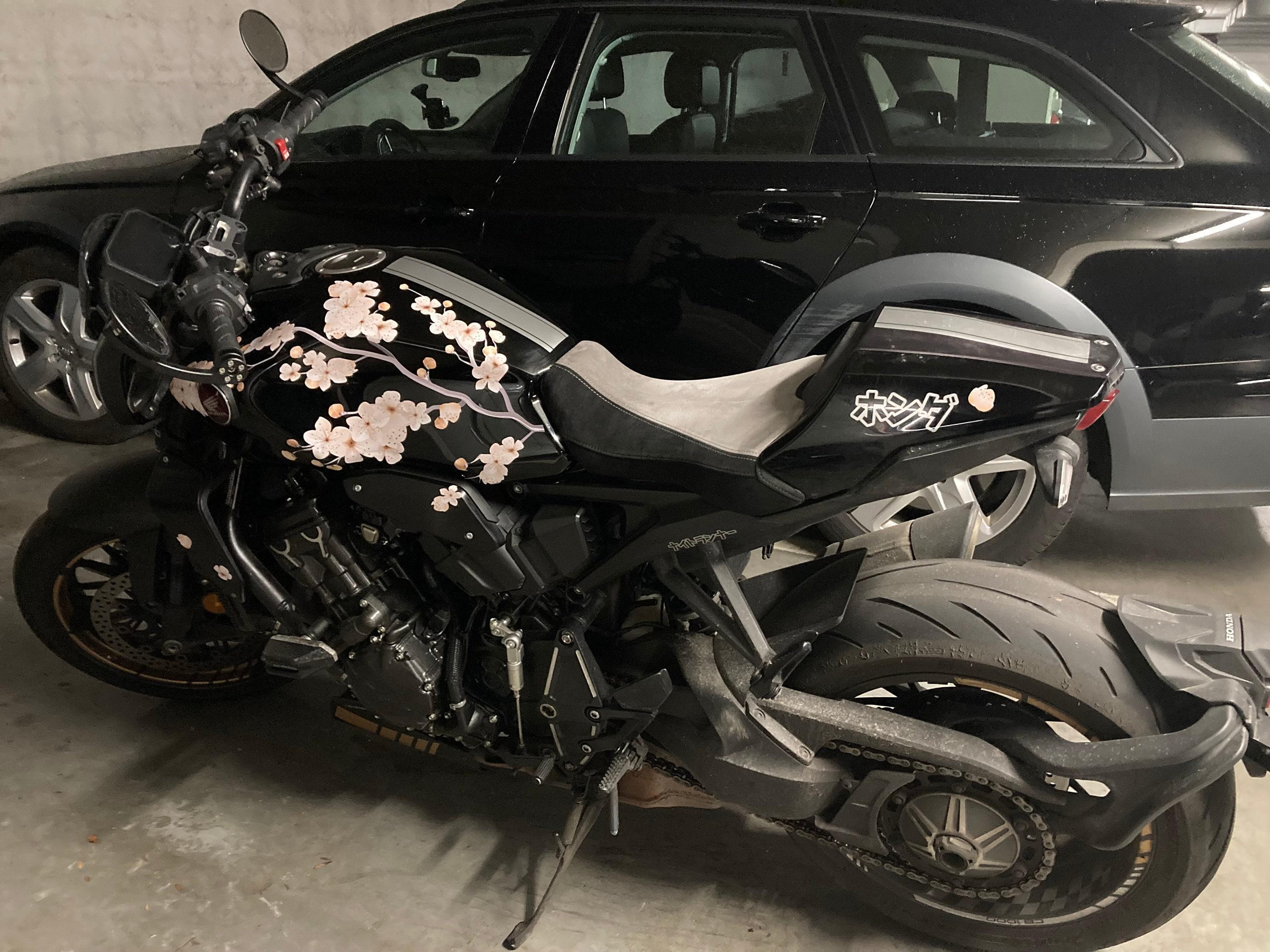Sakura Decals for Motorcycles, Cherry Blossom Decals for Motorbike ...