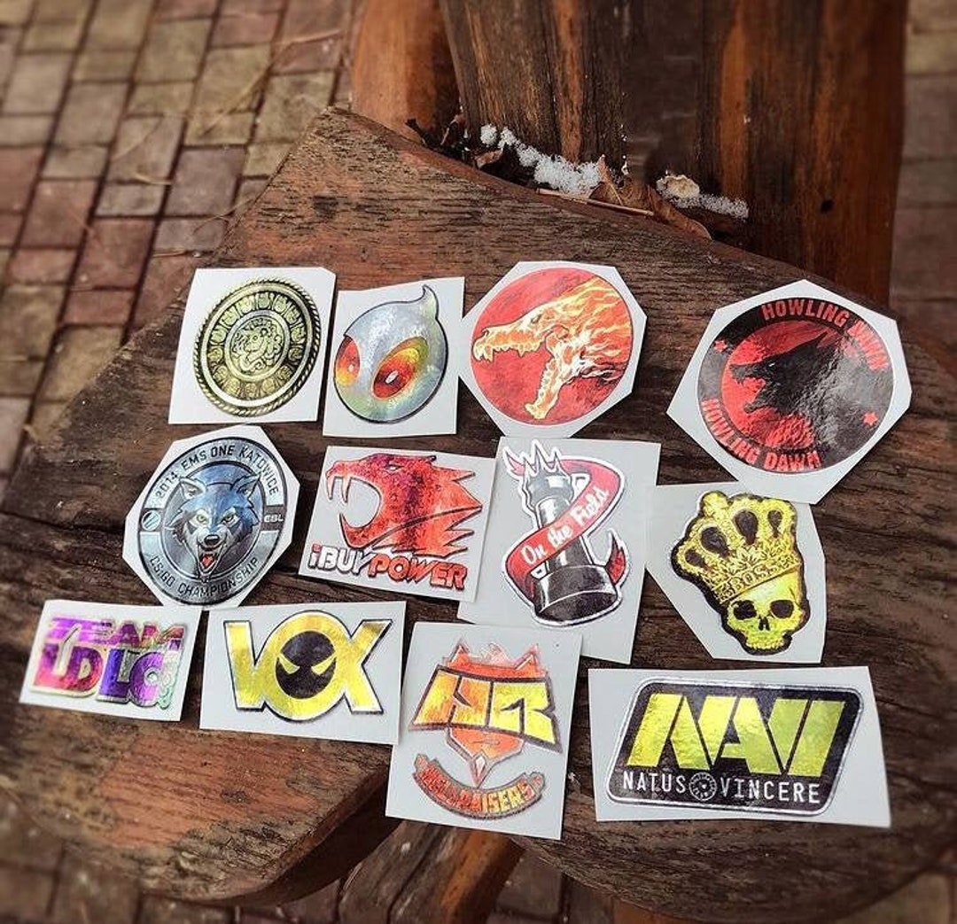Foil Stickers From CS GO in Real Life IRL Set Titan Sticker Decal Mlg ...