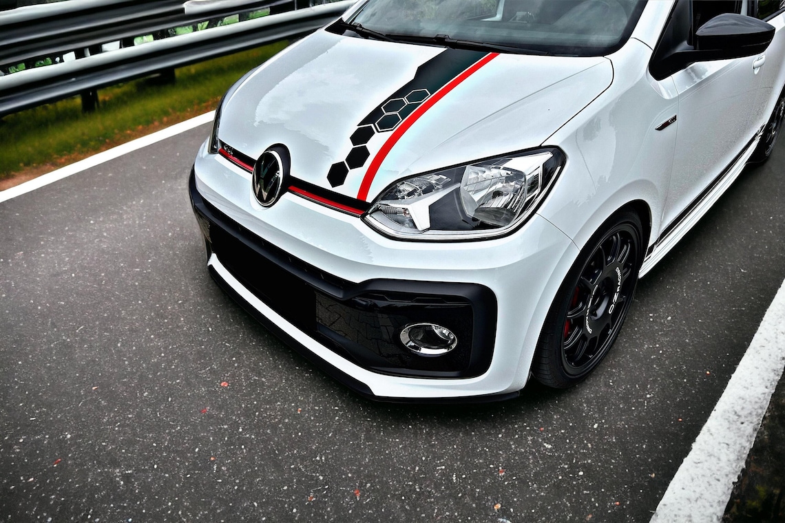 Honeycomb and Stripe Line Car Decals, Vinyl Stickers for Car Hood ...