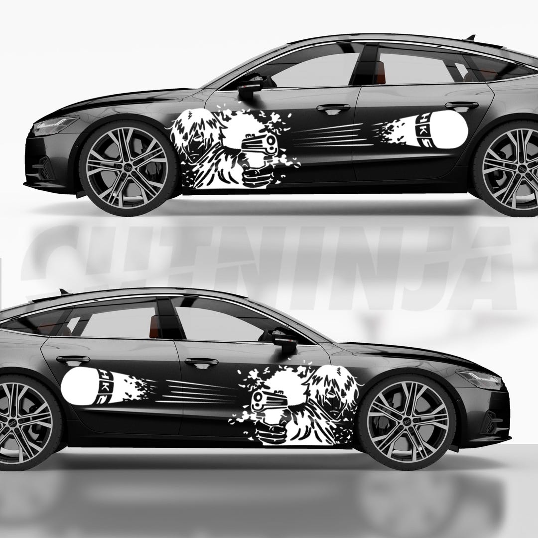 Anime Bullet Car Livery Graphics, Custom Vinyl Decals, JDM Car or ...