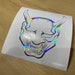 Oni Mask Goon JDM Oil Slick Sticker Anime Decal Japan Car Window Decal ...