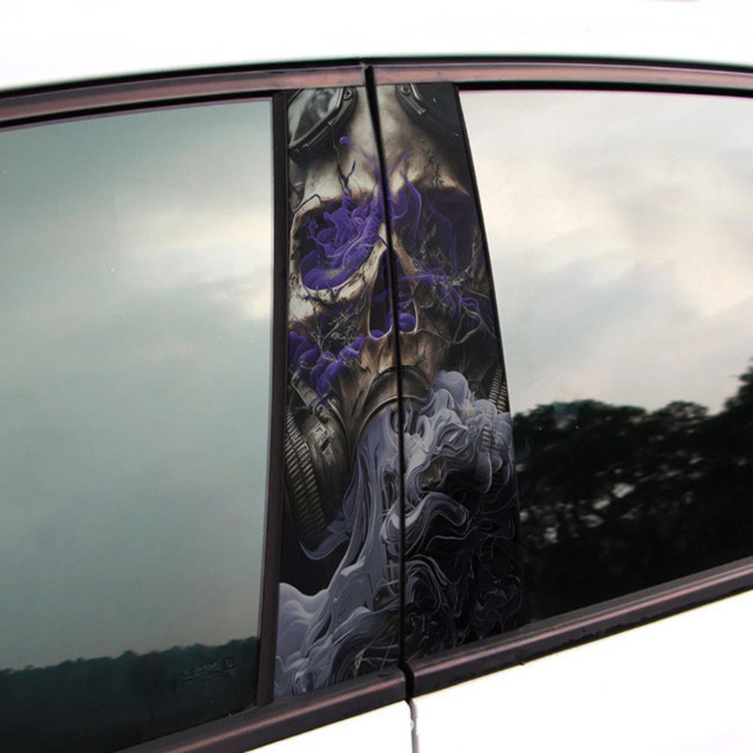 Skull Car Decal, Trendy Vehicle Graphics, Waterproof Racing Sticker for ...