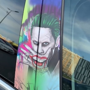 Car Pillar Sticker Custom - ANY IMAGE - High Quality Graphics - Fits ...