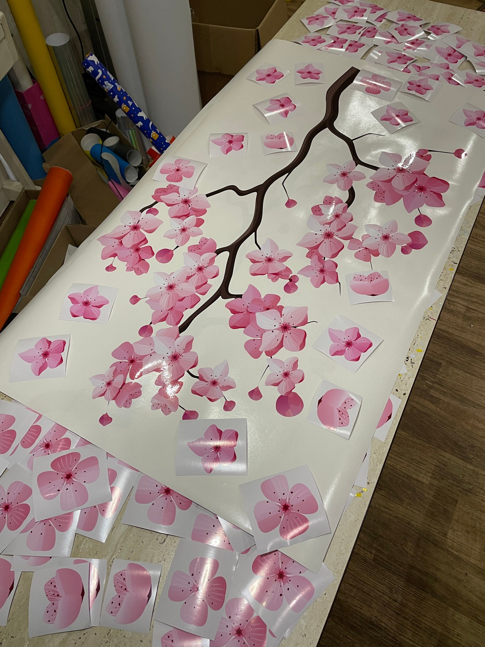 Sakura Cheery Blossom Car Livery Large Vinyl Die Cut Decal - Etsy