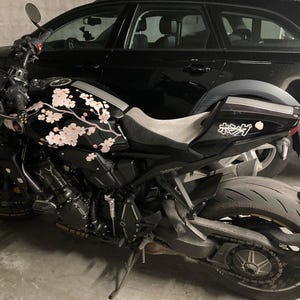 Moto Sakura Decals Wrap Cherry Blossom Sakura - Biker Gear Stickers ...