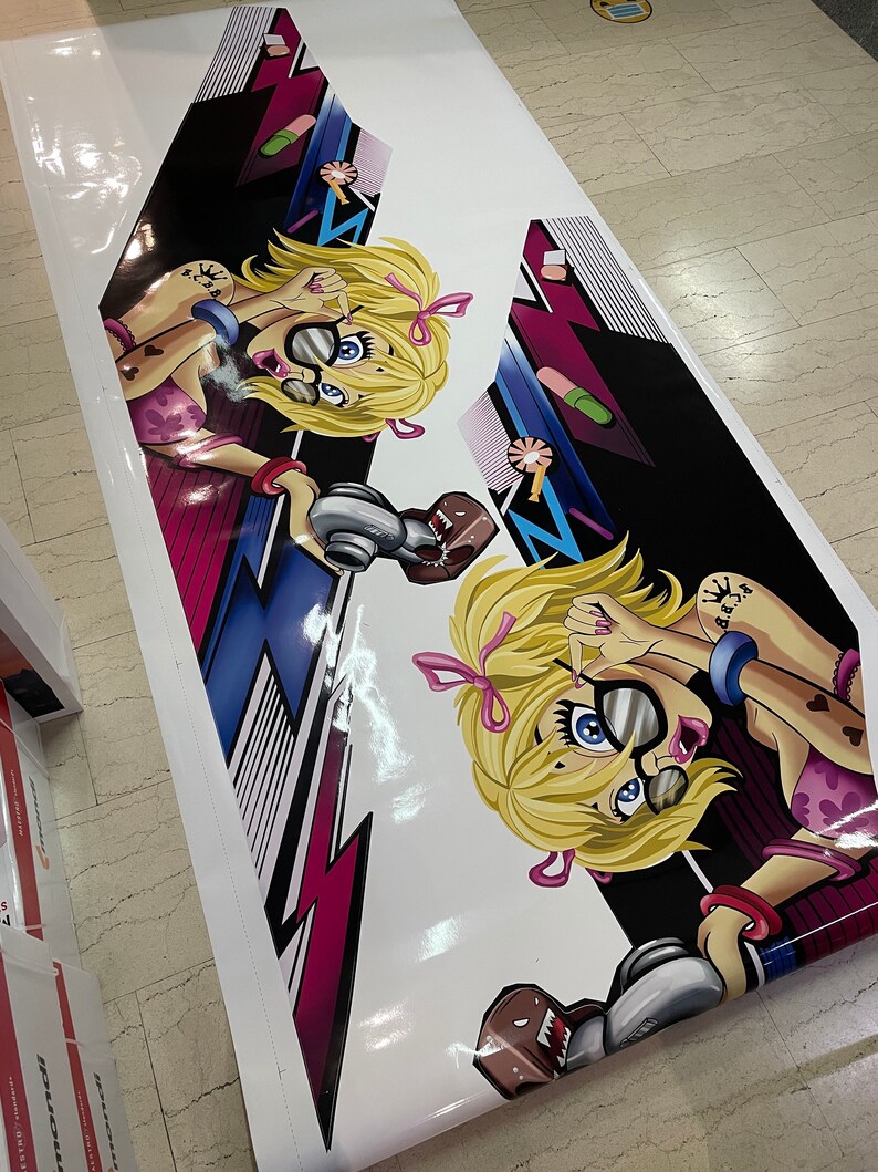 JDM Turbo Girl Car Livery Decal Sticker / Color Printed Wrap / - Etsy UK