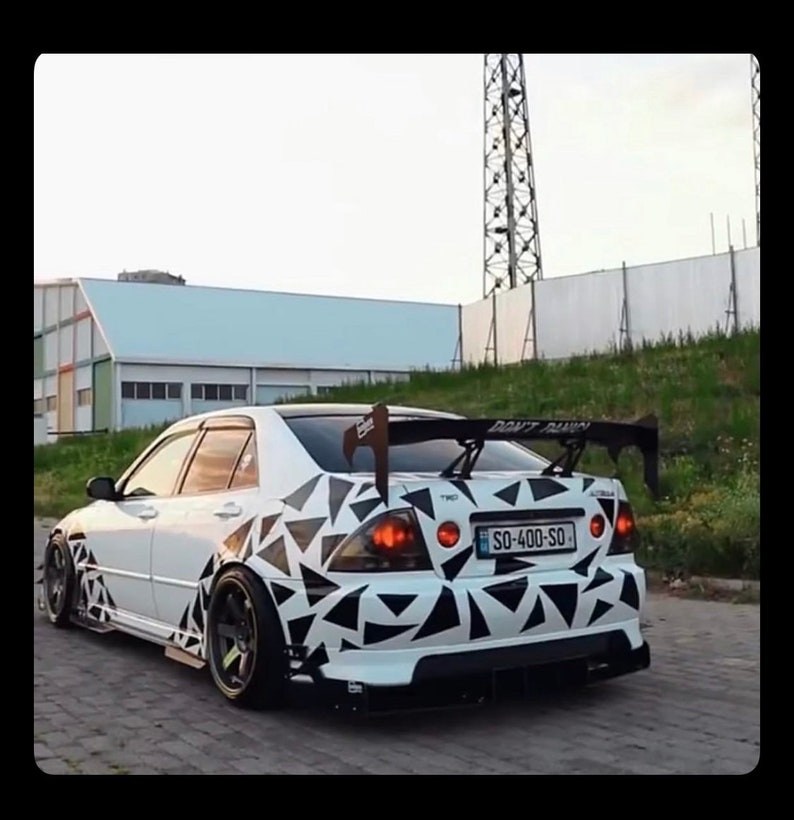 Triangles JDM Car Livery Decal Sticker Side Vehicle Wrap - Etsy