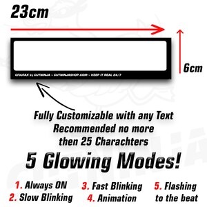 Custom Electric Glowing Led Sticker / Decal ! New Electric Stickers ...