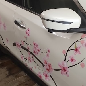 Cherry Blossom Car Livery, Realistic Sakura Japenese Wrap, Side Vehicle ...