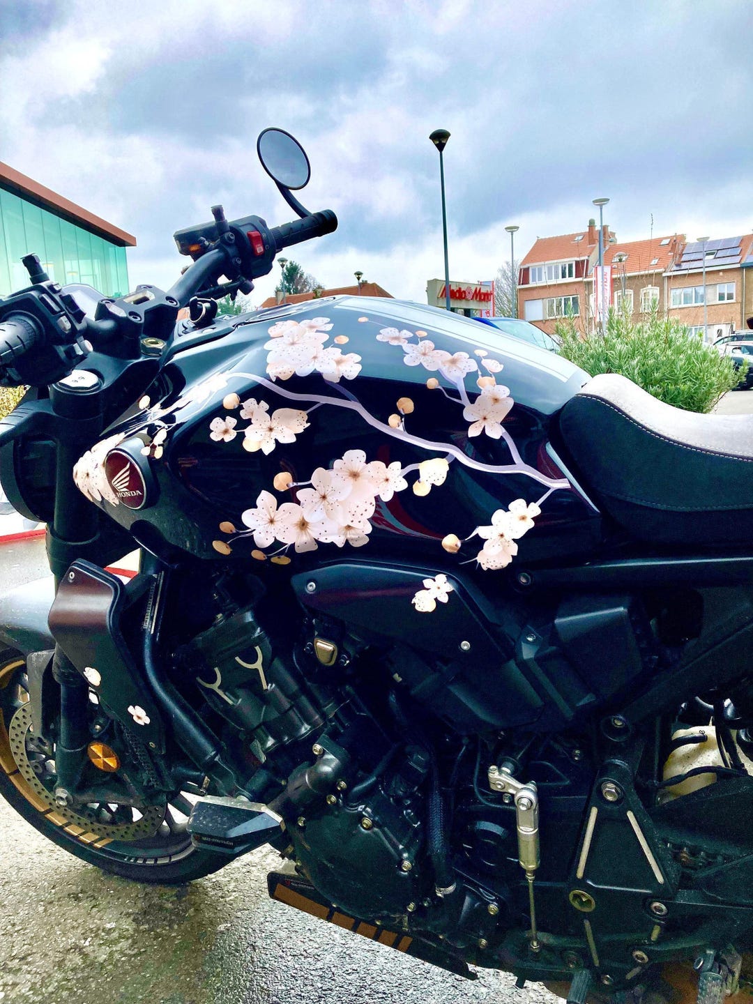 Sakura Decals for Motorcycles, Cherry Blossom Decals for Motorbike ...