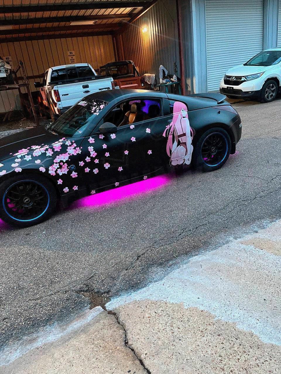 Sakura Cherry Blossom Car Livery, Japanese Itasha Anime Wrap, Realistic ...