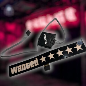 Wanted Glowing Led Car Decal / Sticker - New Electric Car Stickers - 5 ...