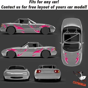 Custom Vehicle Wrap Decal, JDM Style Car Sticker, Sport Drift Cars, and ...