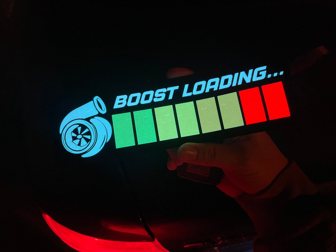 Boost Loading Electric Glowing Led Sticker / Decal New Electric ...