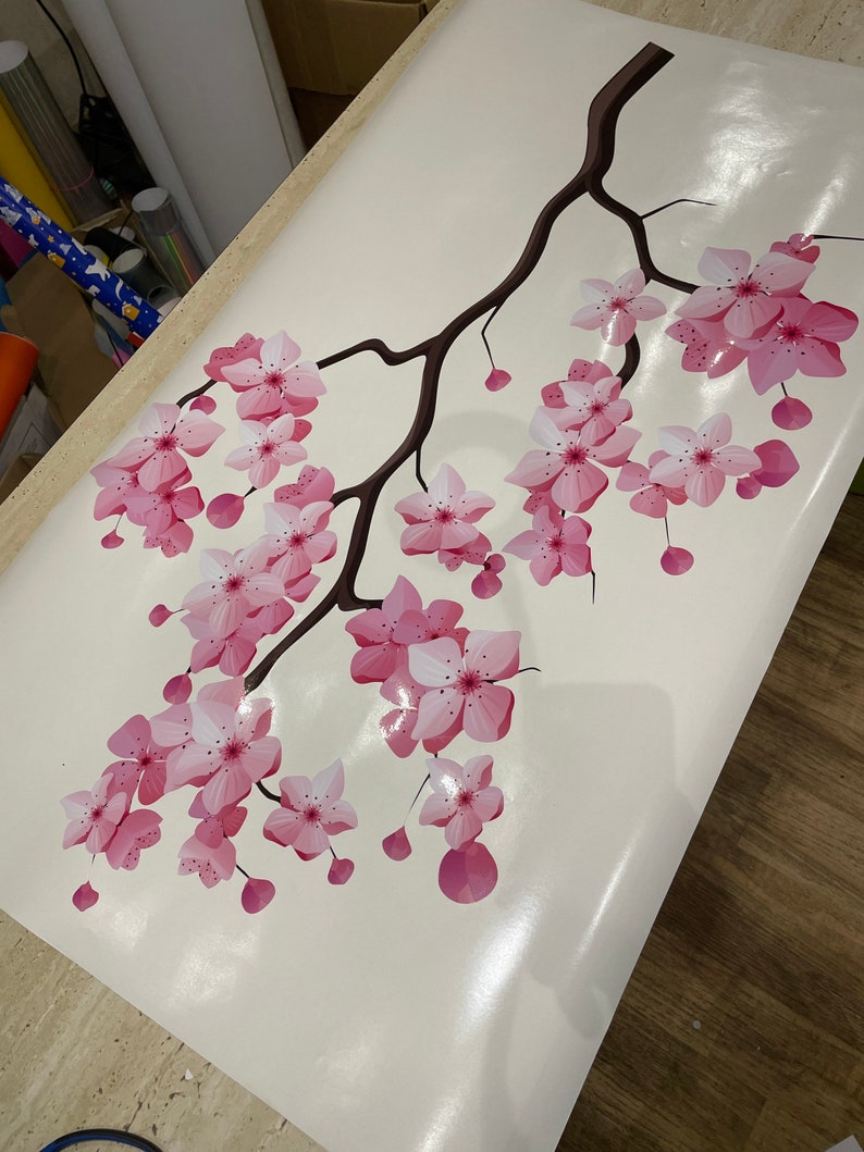 Sakura Cheery Blossom Car Livery Large Vinyl Die Cut Decal - Etsy