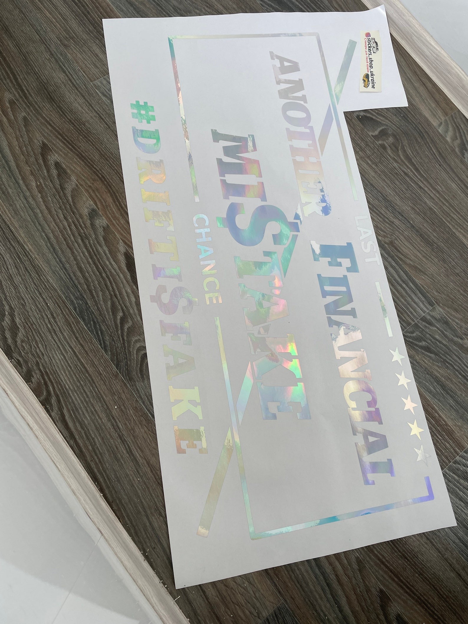 Financial Mistake JDM Oil Slick Sticker Japan Car Window - Etsy