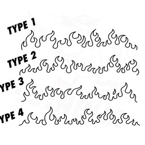 Fire Flames Windshield Glass Car Decal Sticker - Fits for Any Vehicle ...