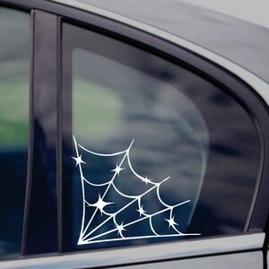 X2 Spider Web Window Corner Decals Stickers Fits for Any Vehicle Any ...
