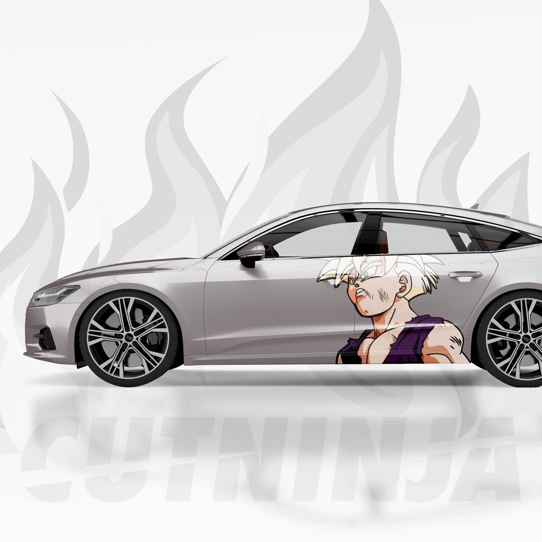 Anime Goku Car Livery Graphics, Custom Car Decal Sticker for Race Cars ...