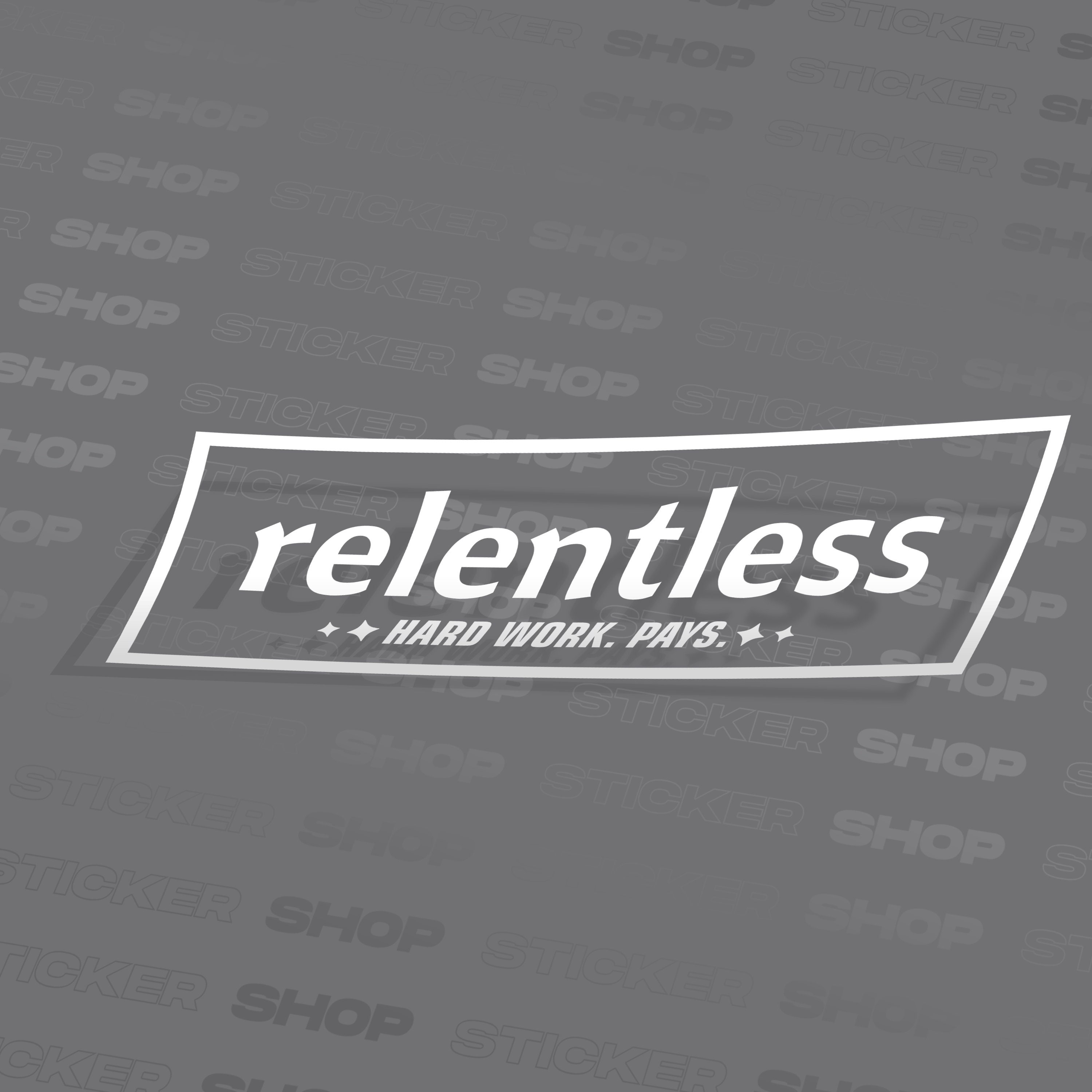 Relentless JDM Oil Slick Sticker Anime Decal Japan Car - Etsy