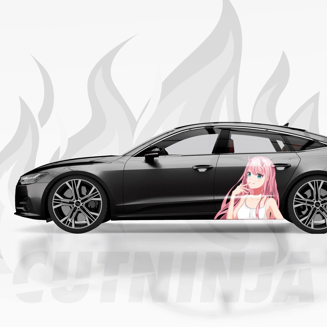 Anime Goku Car Livery Graphics, JDM Car Side Decal, Kawaii Vehicle ...