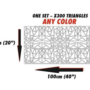 Motorcycle Triangles Stickers X300 Pack - Biker Gear Decals - Gift for ...