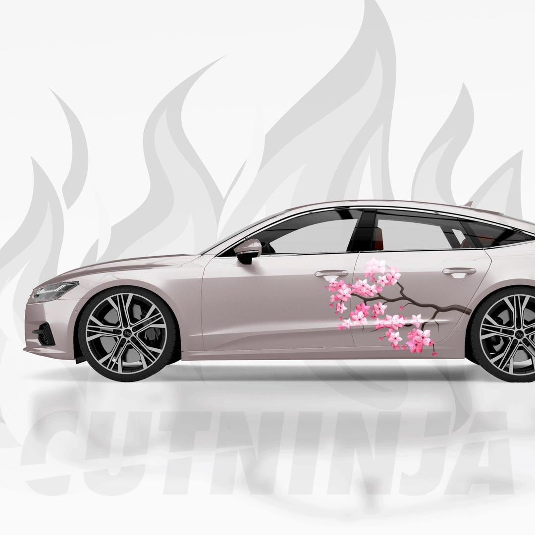 Sakura Cherry Blossom Car Livery Graphics JDM Style Vinyl Decal ...