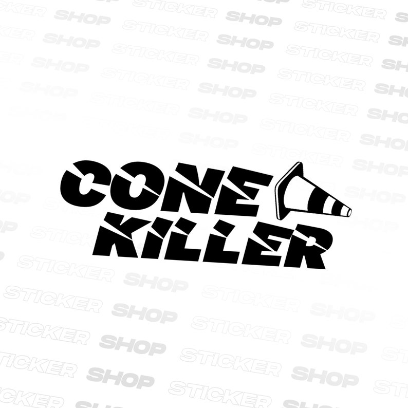 Cone Killer JDM Oil Slick Sticker Anime Decal Japan Car | Etsy