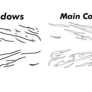 Flames Livery Car Side Sticker, Custom Vehicle Wrap for Race Car Drift ...