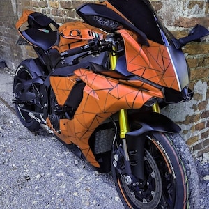 X300 Motorcycle Triangles Stickers Pack - Biker Gear Decals - Gift for ...