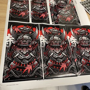 Oni Demon Car Doors Livery Pillar Decal Sticker Wrap - High Quality ...