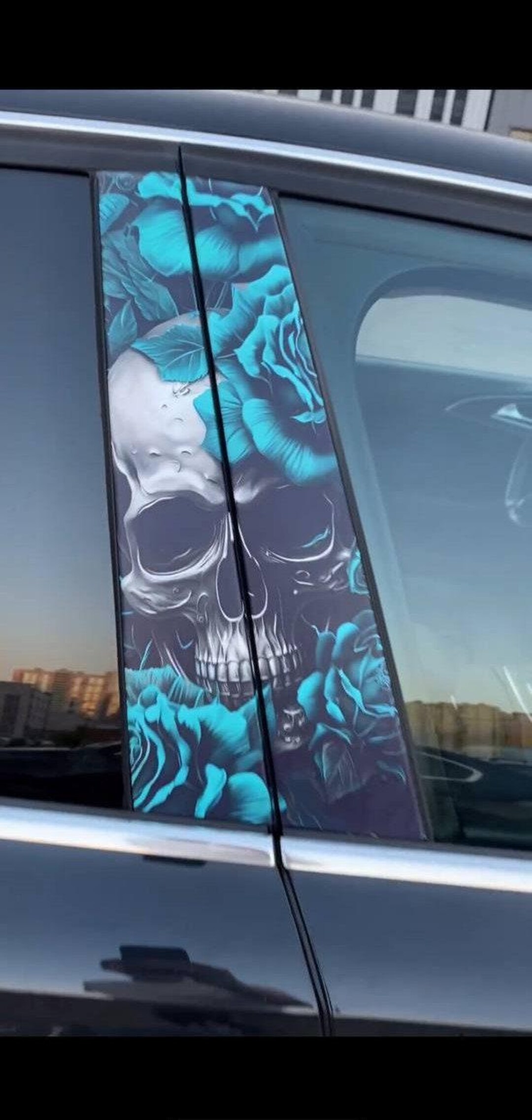 Car Pillar Sticker Custom - ANY IMAGE - High Quality Graphics - Fits ...