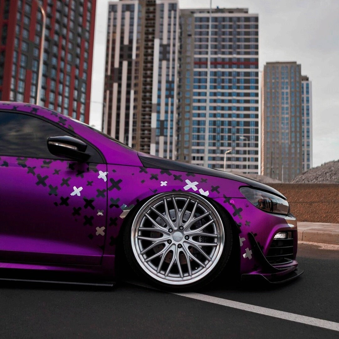 Brush Crosses JDM Car Livery Decal Sticker / Car Printed Wrap / Side ...