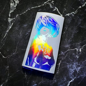 Custom Oil Slick Decal Sticker Logo - Any Text or Silhouette Image ...