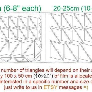 Holographic Triangles Decals, JDM Car Livery Sticker, Amazing Side ...